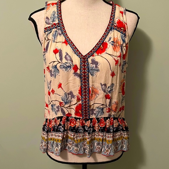 Patrons of Peace | Tops | Patrons Of Peace Sleeveless Floral Print Top ...